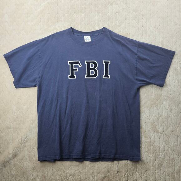 Delta | Shirts | Vintage Fbi Shirt Mens Xl Usa Made Streetwear Grunge ...